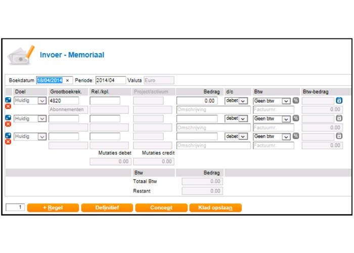 Journaalpost uitleg: debet en credit boekhouden (2020)